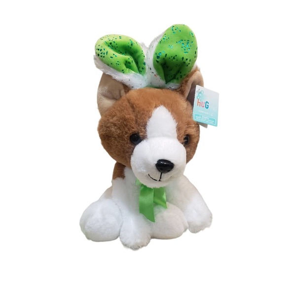 Hug Me | Toys | Corgi Plush Puppy Dog W Bunny Ears Stuffed Animal ...